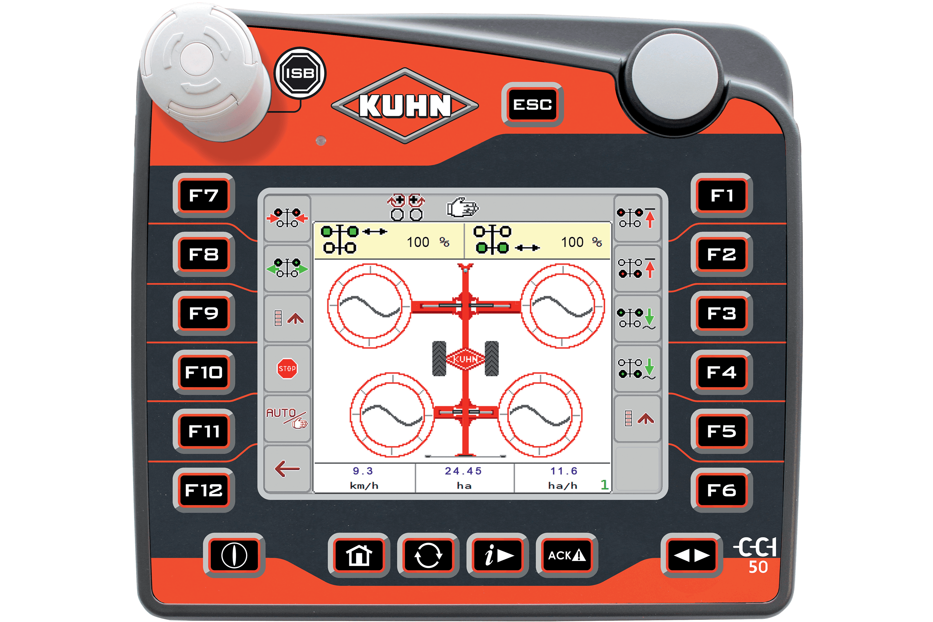 KUHN CCI 50 ISOBUS terminal: Compact and Effective | KUHN